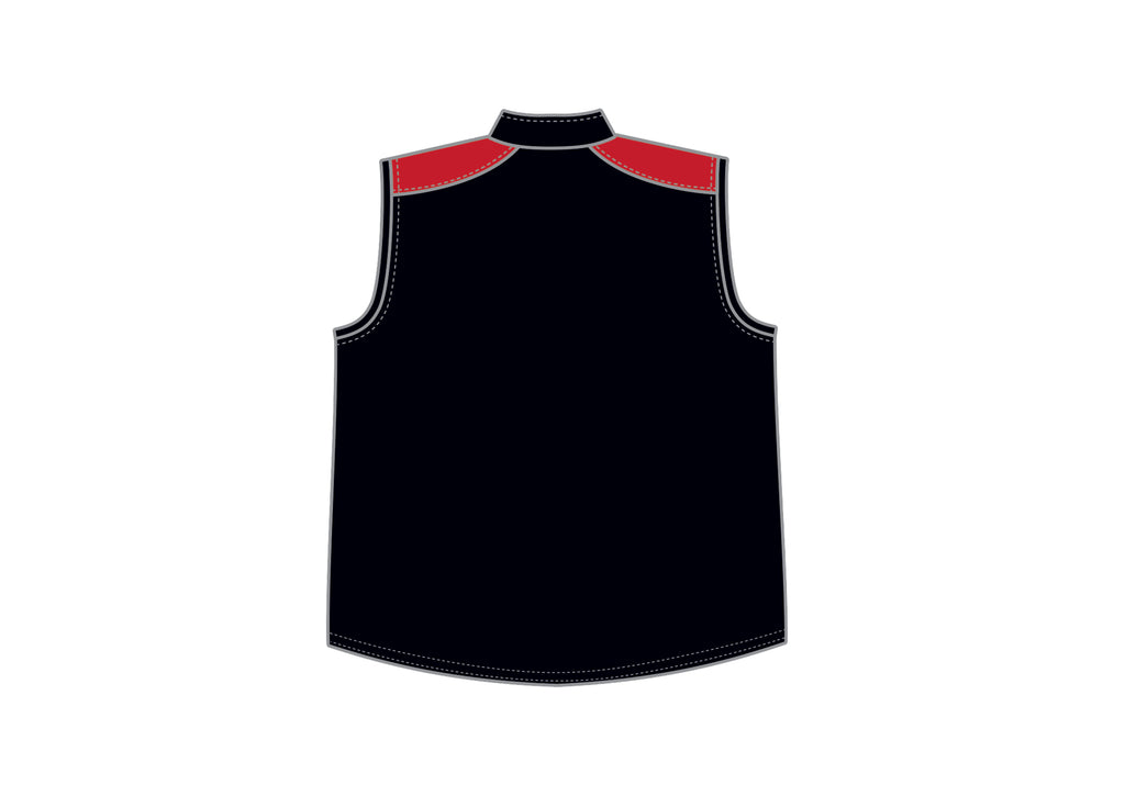 MERNDA CC MEN'S FULL ZIP TECH FLEECE VEST DI-04898 - Masuri Teamwear